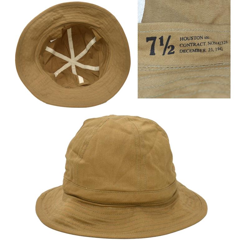 HOUSTON ヒューストン USMC HBT HAT ヘリンボーン ツイル ハット キャップ メトロハット CAP 帽子 6771 単品購入 ...