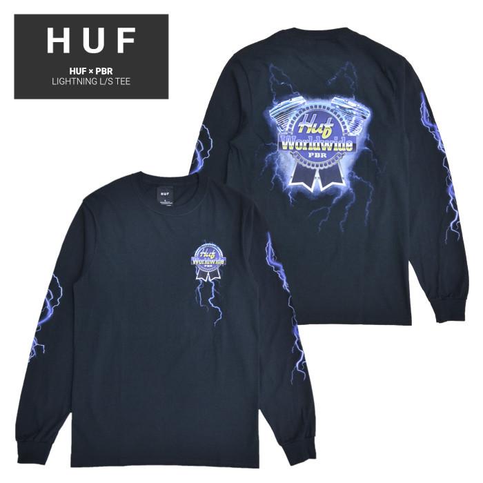 HUF ハフ ロンT PBR LIGHTNING L/S TEE 長袖 Tシャツ カットソー トップス TS01736 単品購入の場合はメール便発送 : buddy-stl - 通販 ...