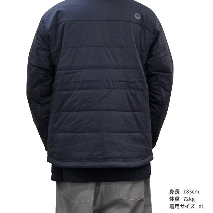 MARMOT マーモット ジャケット NO COLLAR PADDING JACKET ノーカラーパディング ジャケット 中綿ジャケット アウター ブルゾン メンズ M-XL ブラック ...