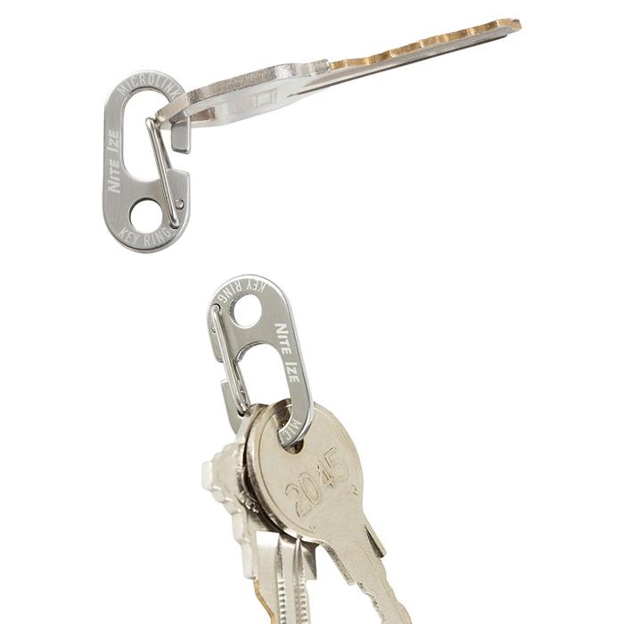 NITE IZE NITEIZE ナイトアイズ KEYRING MICROLINK キーリング マイクロリンク カラビナ キーホルダー メール ...