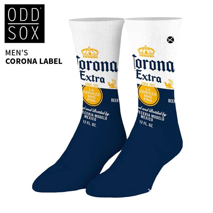ODD SOX オッドソックス ソックス 靴下 CORONA LABEL CREW SOCKS クルーソックス コロナビール コロナ ...