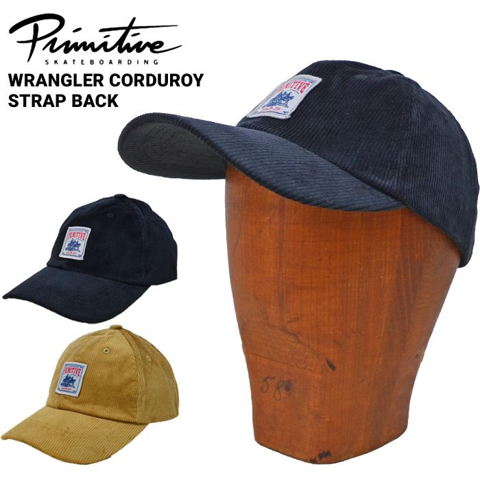 PRIMITIVE プリミティブ キャップ WRANGLER CORDUROY STRAPBACK CAP HAT 帽子 ストラップバック ...