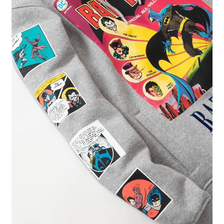 staple STAPLE BATMAN ステイプル バットマン パーカー PANEL HOODIE プルオーバー スウェット フリース ...