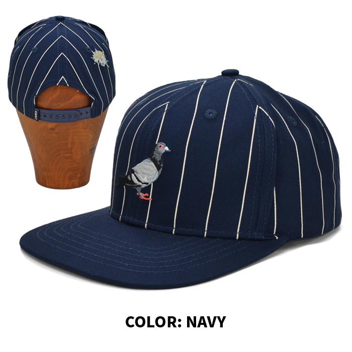 staple STAPLE ステイプル キャップ PINSTRIPE PIGEON SNAPBACK CAP 帽子 スナップバックキャップ 6 ...