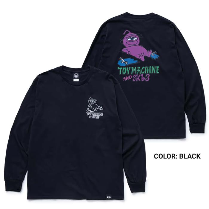 TOY MACHINE トイマシーン ロンT SECT FALLING DOWN LONG TEE SKB3 COLLAB. 長袖 Tシャツ ...