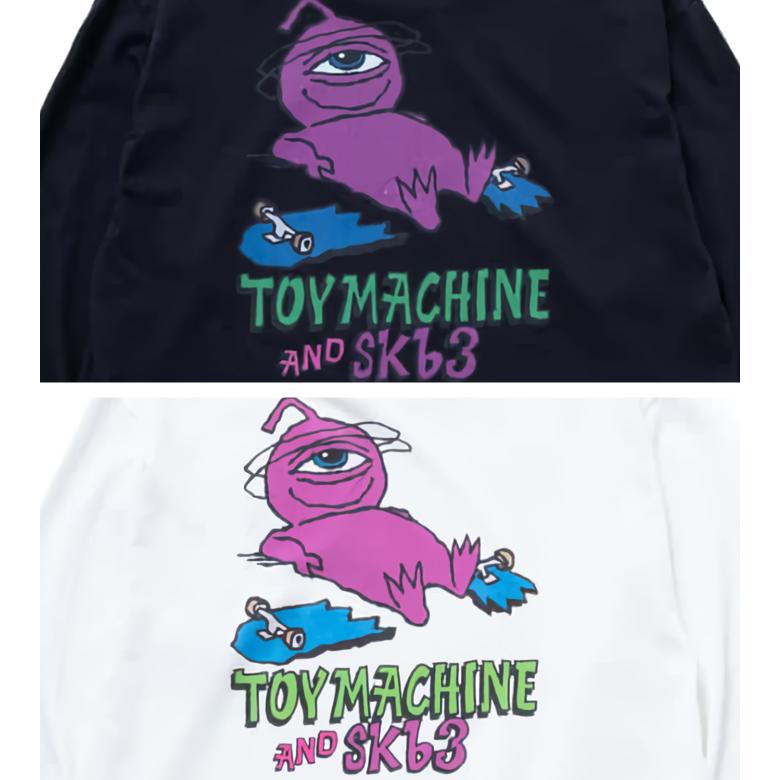 TOY MACHINE トイマシーン ロンT SECT FALLING DOWN LONG TEE SKB3 COLLAB. 長袖 Tシャツ ...