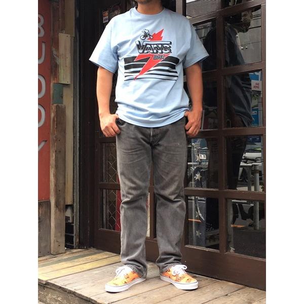 VANS バンズ BMX BUDDY 別注 LightBlue Tシャツ ヴァンズ OLD VANS バンズ BMX BUDDY 別注 LightBlue Tシャツ ヴァンズ OLD