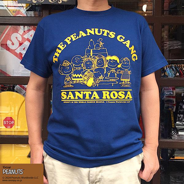 SNOOPY スヌーピー PEANUTS Tシャツ GANG SANTA ROSA 半袖 BUDDY 別注 ピーナッツ オールスター メンズ ...