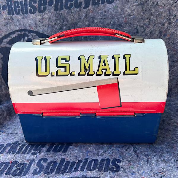 U.S.MAIL MR.ZIP ビンテージ アンティーク Aladdin 1960's Lunch Box US メール ランチボックス ...