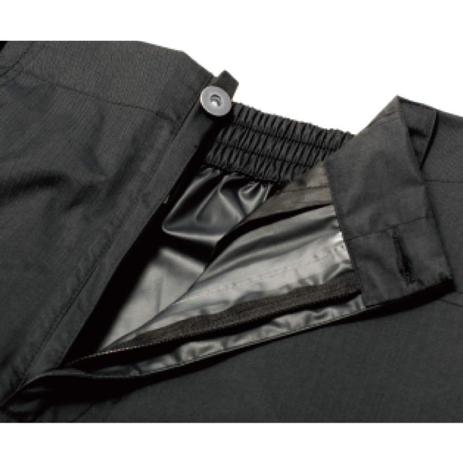 おたふく手袋 合羽 レインパンツ [防水 収納バッグ付 ジョガータイプ 耐水圧10,000mmH2O 透湿度3,000g/m2-24h] FB-211 ブラック 3Lサイズ : 葡萄館 ...