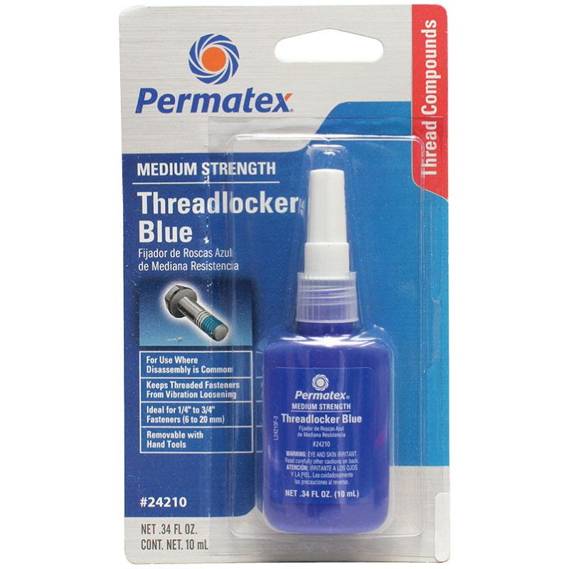 Permatex（パーマテックス） スレッドロッカー 青 10ml ネジゆるみ止め剤 中強度 ヘッドカバーボルト オイルパン ...