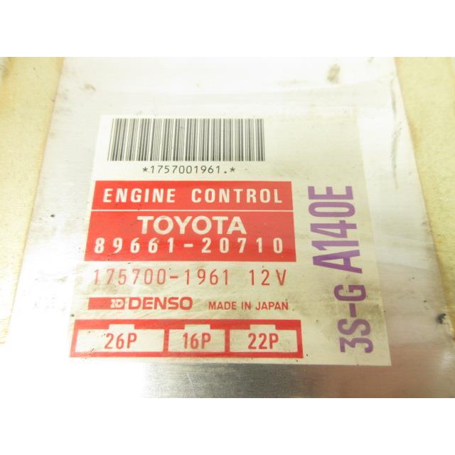 平成1年 カリーナED E-ST183 Gリミテッド 3SGE (1) エンジンコンピューター ECU 89661-20710 181356 4459 : ぶひん屋 ヤフーショップ - 通販 ...