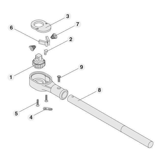 TONE (トネ) リペアキット RK-471N 〈差込角 19.0mm(3/4”)〉 :tone-rk-471n:部品屋さんYahoo!店 ...