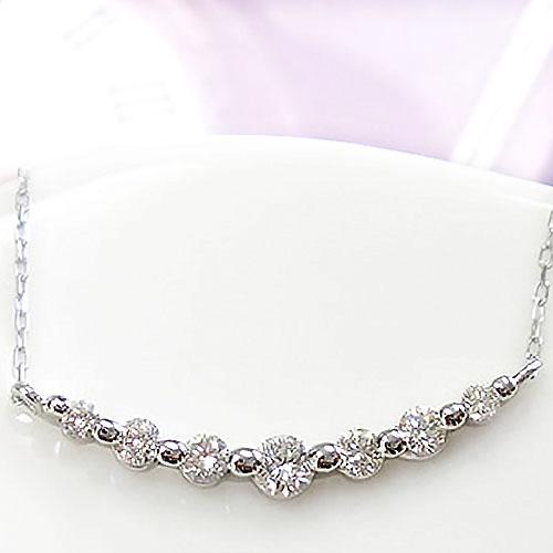 ラインネックレス ダイヤモンド 0.20ct ライン ネックレス K18 k18 ペンダント 18金 ゴールド YG・PG・WG レディース ジュエリー 送料無料 : バルジ - Bulge ...