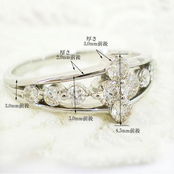 プラチナ リング ダイヤモンド 0.5ct 指輪 Pt.900 天然ダイヤモンド スイート10 記念日 プレゼント レディース ジュエリー 送料無料 : バルジ - Bulge - 通販 ...