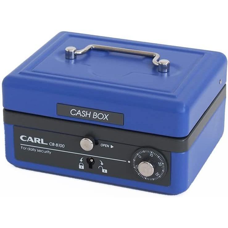 文具 16515 カール キャッシュボックス（M） ブルー CB-8100-B : バルク - 通販 - Yahoo!ショッピング