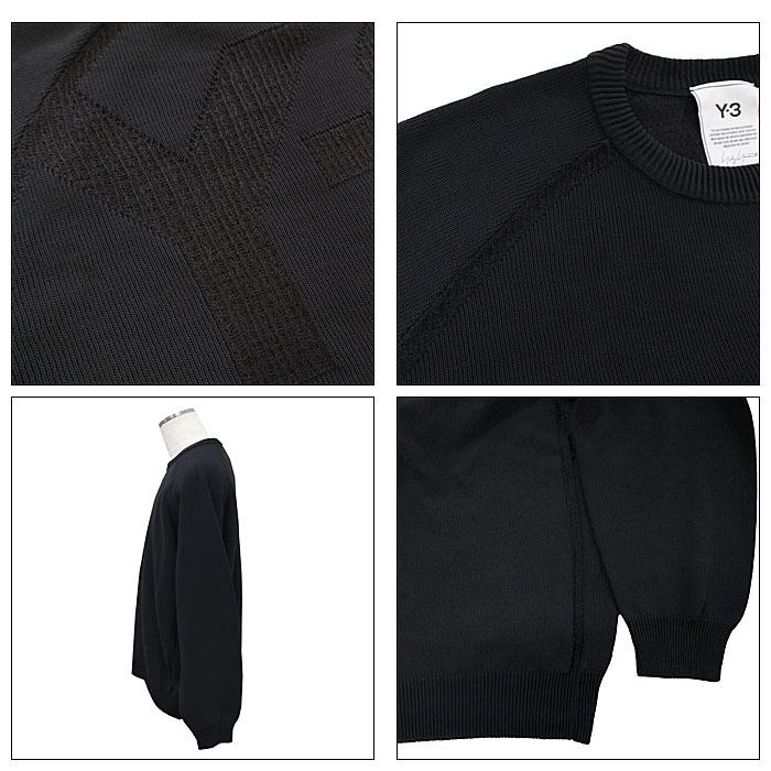 Y-3 ワイスリー GV4214 M CLASSIC KNIT CREW SWEATER Mクラシック
