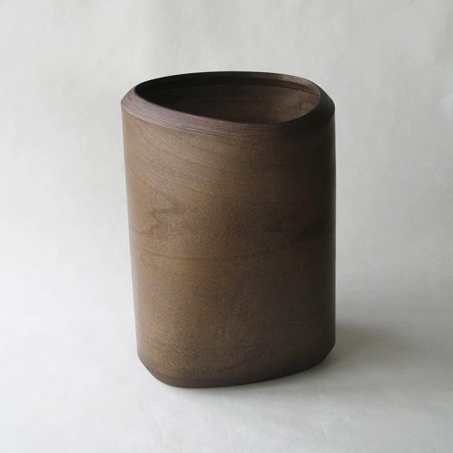 BUNACO ブナコ ダストボックスTwist2・M 三角柱をひねったブナコの製法が生み出した独特のフォルム ゴミ箱専用インナー付きで清潔（4colors）3%OFF : ブナコセレクト ...