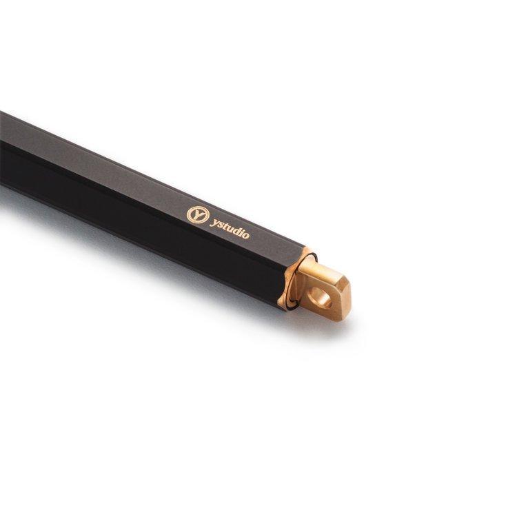 物外 ystudio BRASSING ポータブル ボールペン・ゲルインク (ブラック) : 文具通販 ブンドキ.com Yahoo!店 ...