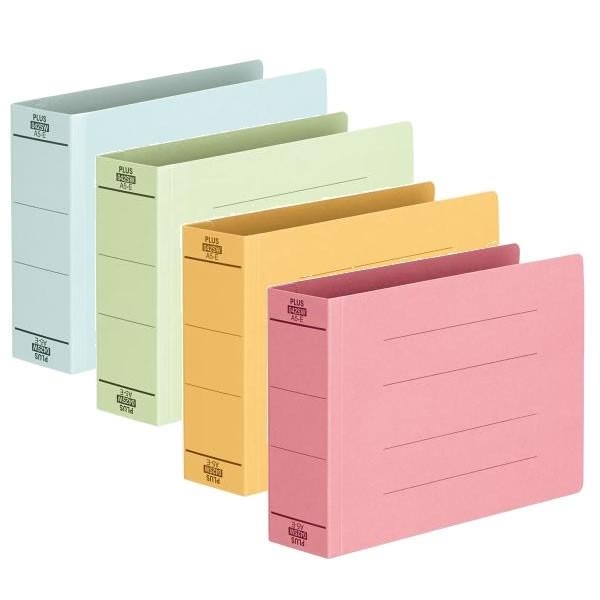 10冊セット】【A5-E・全4色】プラス／フラットファイル 厚とじ 500 (No.042SW・87-60) A5 横型 丈夫で使いやすい ...