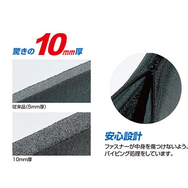 セキセイ／超厚クッションケース ブラック 収容物サイズ／PDA、アダプタ等（AZ-1355-60）電子機器などの収納に最適 小物入れ バッグインバッグ sedia : ぶんぐる - 通販 ...