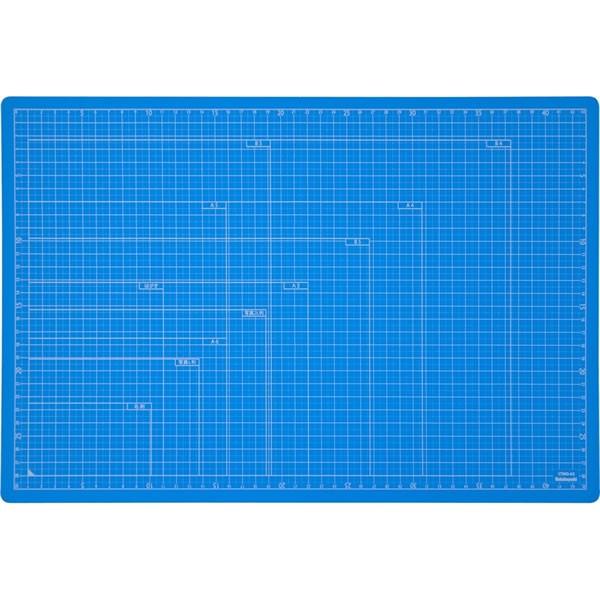 ナカバヤシ／折りたたみカッティングマットA3サイズ スカイブルー (CTMO-A3SB) 便利な5ミリ間隔方眼罫入 Nakabayashi : ぶんぐる - 通販 - Yahoo!ショッピング