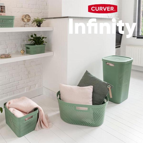 カーバー CURVER／Infinity インフィニティー バスケット 4.5L グリーン（CV-066）収納 日本クリノス : ぶんぐる - 通販 - Yahoo!ショッピング