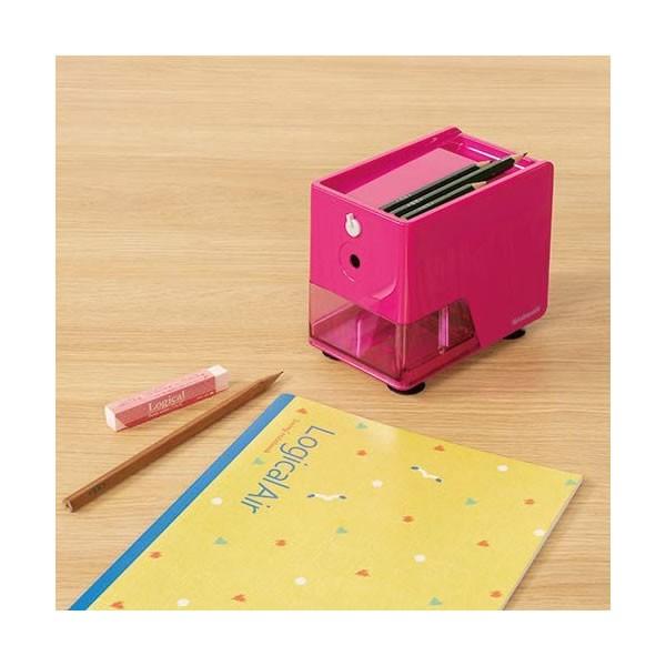 ★【全3色】ナカバヤシ／電動鉛筆削り スリムトレータイプ (DPS-601) 安全オートストップ機能 学童文具 Nakabayashi : ぶんぐる - 通販 - Yahoo!ショッピング