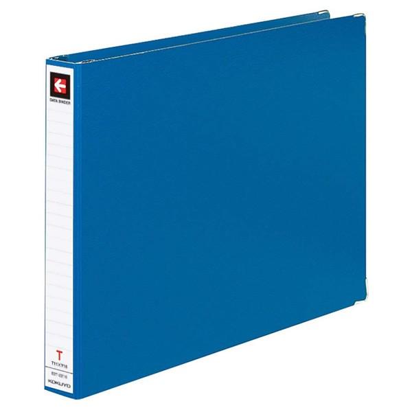 【T11×Y16】KOKUYO／データバインダーT EBT-2216 青 22穴 280枚収容 表紙ととじ具を分別して廃棄することが可能 ...