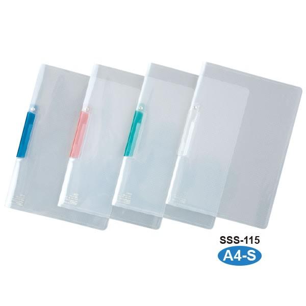 【A4-S・全4色】セキセイ／クリップインファイル A4 書類をクリップに挟むだけの簡単、便利なファイル。 (SSS-115) sedia ...