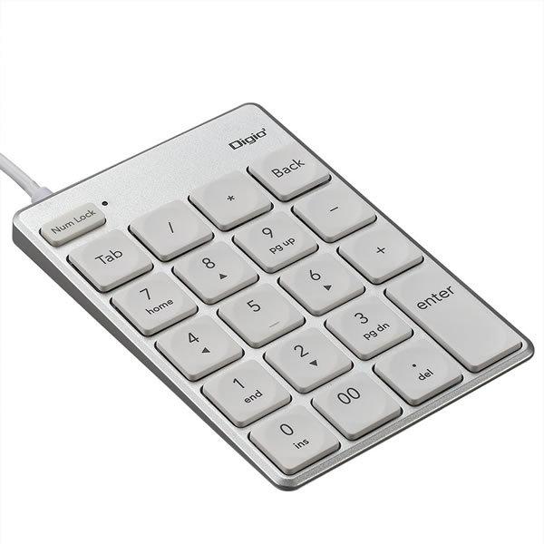 【全2色】ナカバヤシ／薄い、快適。 USB有線薄型テンキーボード (TNK-SU231) Windows専用 Nakabayashi : ぶん ...