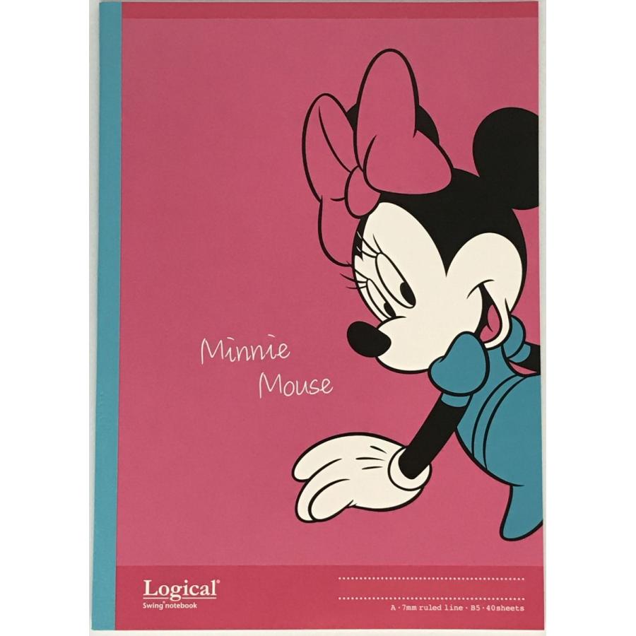 ロジカル ノート Logical Swing notebook 【ディズニー】セミB5 A罫 40枚ドット入り 5柄 5冊セット NCO ...