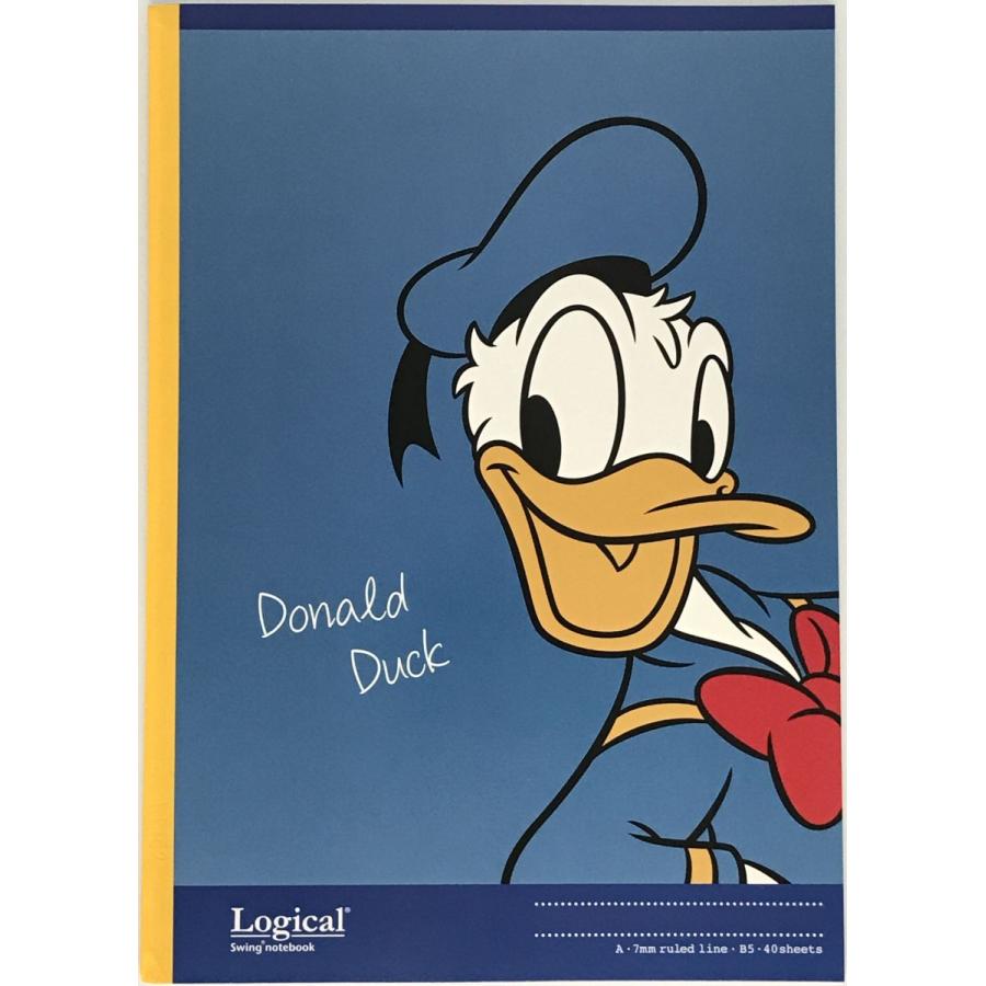 ロジカル ノート Logical Swing notebook 【ディズニー】セミB5 A罫 40枚ドット入り 5柄 5冊セット NCO ...