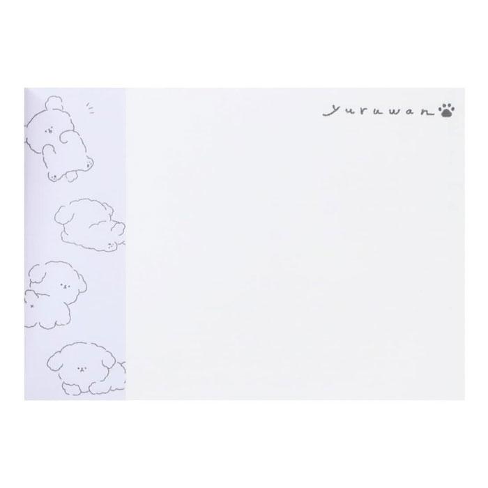 カミオジャパン ミニメモ YURUWAN プー/ワンポイント 2柄 80枚 日本製 女子文具 プレゼント メモ帳 プチギフト お礼 20冊まで ...