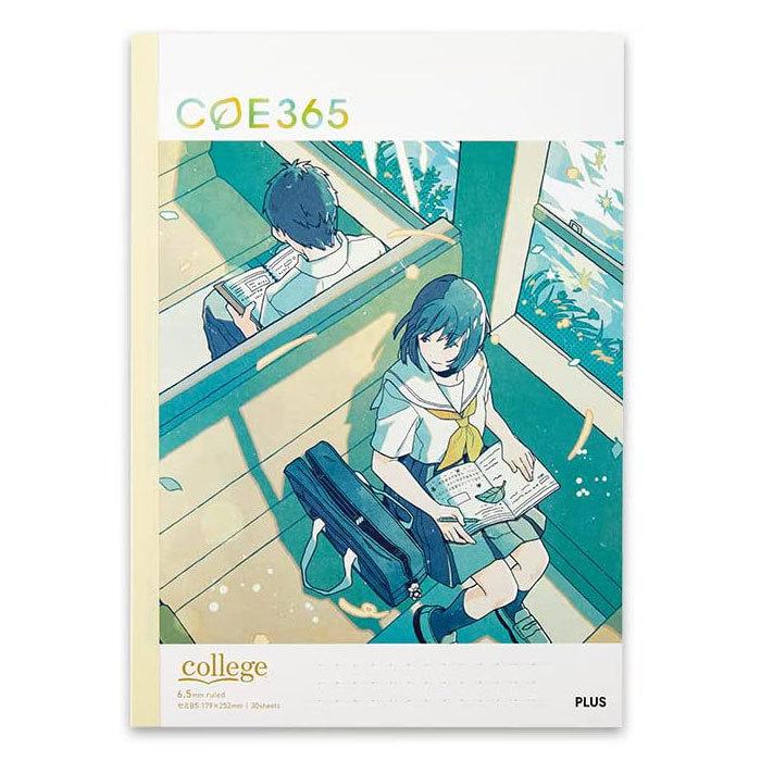 PLUS プラス SDGs エコ文具シリーズ COE365 通学電車 college セミB5 6.5mm罫 ノート オシャレ Z世代 エモい 限定 : 文具の森ヤフー店 - 通販 ...