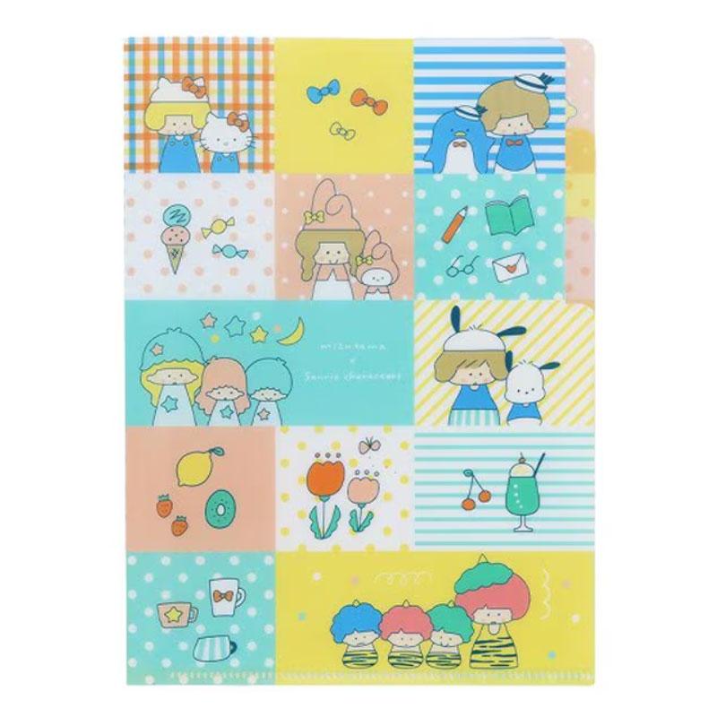 サンスター文具 クリアファイル A5 3P mizutama×サンリオキャラクターズ ブロック コラボ 雑貨 グッズ 描き下ろし 限定 : 文具の森ヤフー店 - 通販 - Yahoo!ショッピング