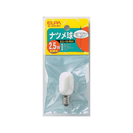 【お取り寄せ】朝日電器 ナツメ球 2.5W E12 G-5H(W) : BUNGU便 - 通販 - Yahoo!ショッピング