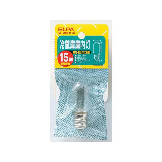 【お取り寄せ】朝日電器 冷蔵庫庫内灯 15W E17クリア G-25H(C) : BUNGU便 - 通販 - Yahoo!ショッピング