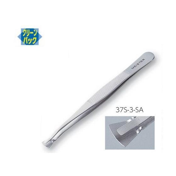 【お取り寄せ】アズワン MEISTERピンセット ウェハー用 幅広 耐酸鋼 37S-3-SA :KD2503:BUNGU便 - 通販 ...