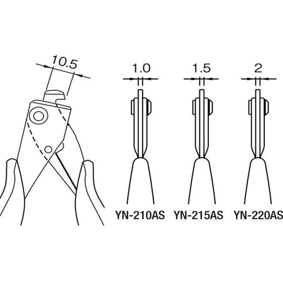 【お取り寄せ】グット 基板ミシン目カッター YN-210AS : kl7353 : BUNGU便 - 通販 - Yahoo!ショッピング