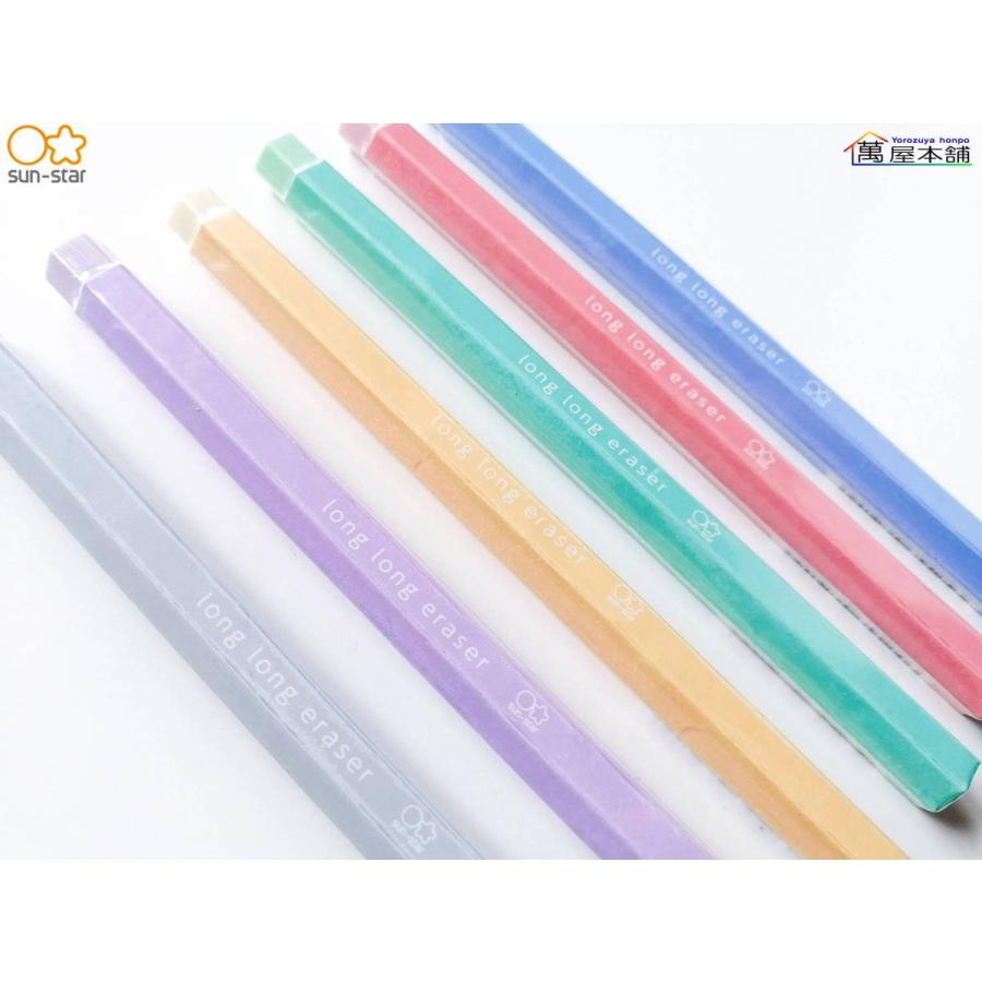 サンスター文具 フラットロングイレイサー 消しゴム グレー S4218787 5個 直送品 適切な価格