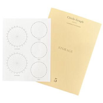 ラコニック スタイルステッカーCircleGraph STYLE STICKER 円グラフ サークルグラフ シール[LACONIC ...