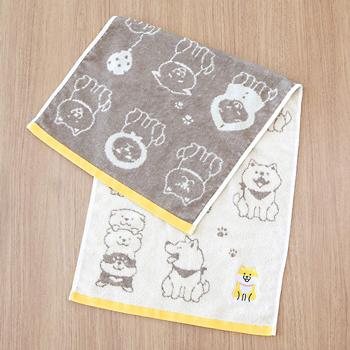 マインドウェイブ しばんばん フェイスタオル みんなおすわり MIND WAVE 95239 : 文具マルシェ - 通販 - Yahoo!ショッピング