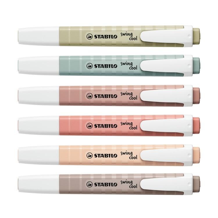 STABILO スタビロ スイングクール ネイチャーカラー あすつく対応 マーカー 蛍光ペン : 文房具の和気文具 - 通販 - Yahoo!ショッピング