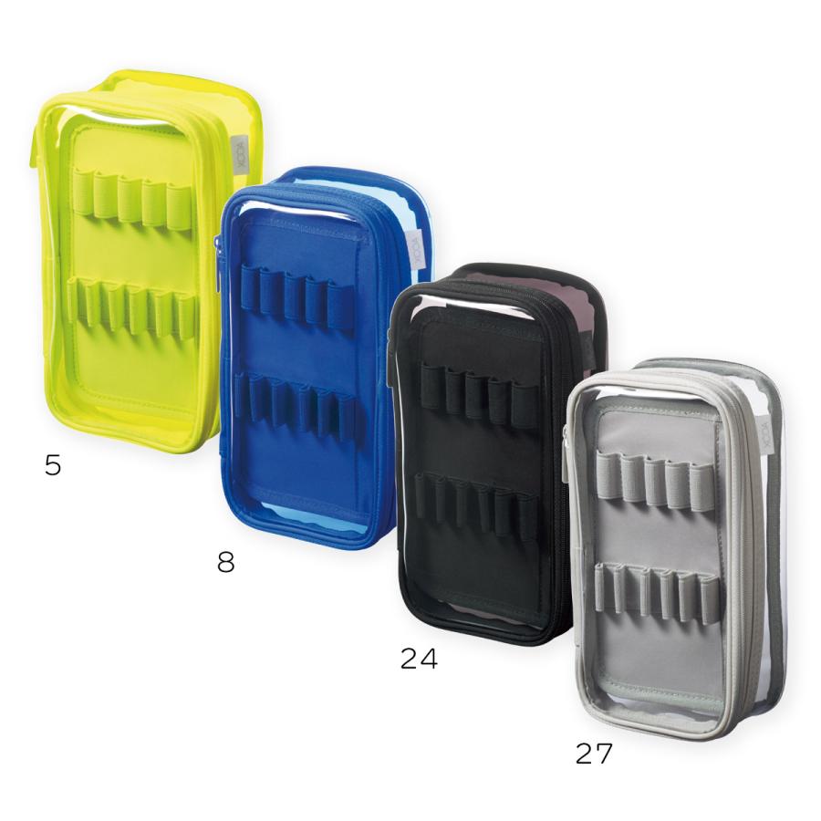 LIHIT LAB. LIHITLAB. A-3800 リバーシブルクリヤーペンケース XCOA : ブングステーション - 通販 - Yahoo!ショッピング