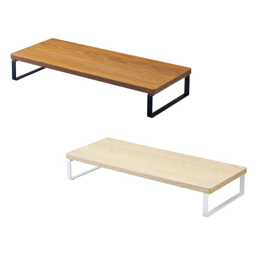 LIHITLAB. A-8002 机上台 幅500mm ロータイプ MDF スリム : ブングステーション - 通販 - Yahoo!ショッピング