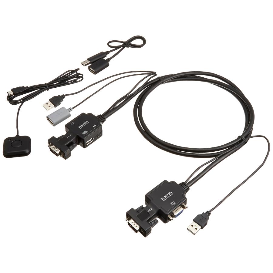 エレコム KVMスイッチ USB VGA 手元スイッチ KVMP-CUN : Burano - 通販 - Yahoo!ショッピング