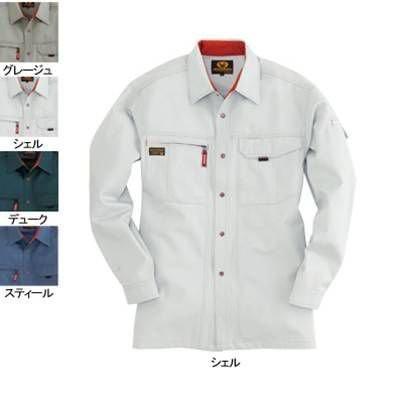 BURTLE バートル 作業着 8015 長袖シャツ 5L 作業服 秋冬 : BURTLE専門店 バートル ショップ - 通販 - Yahoo!ショッピング