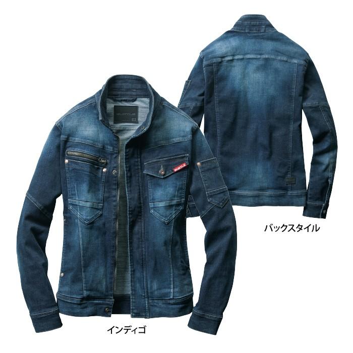 BURTLE 【即日発送】アウトレットセール バートル 作業着 571 デニムジャケット S-LL 作業服 オールシーズン ストレッチ タイト タフ 軽量 ユニセックス : BURTLE専門店 ...