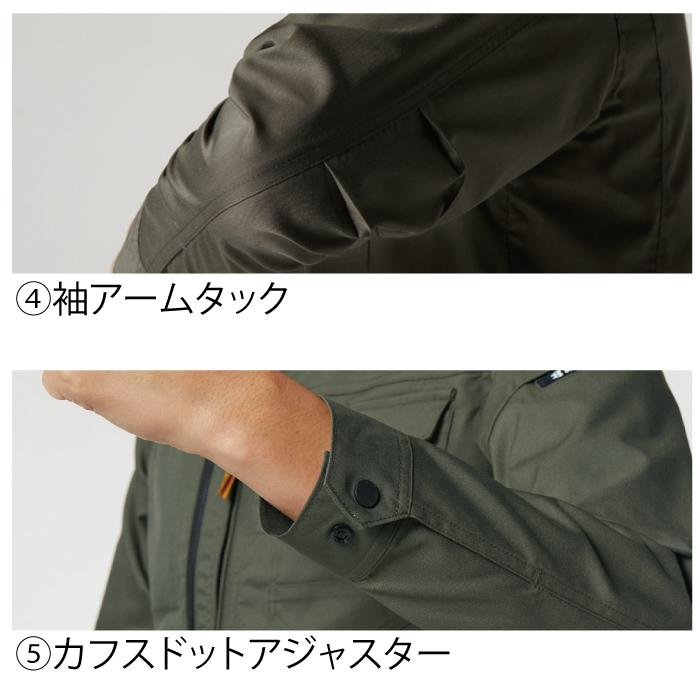 BURTLE バートル 作業着 6215 長袖シャツ 5L 作業服 おしゃれ JIS適合制電 : BURTLE専門店 バートル ショップ - 通販 - Yahoo!ショッピング